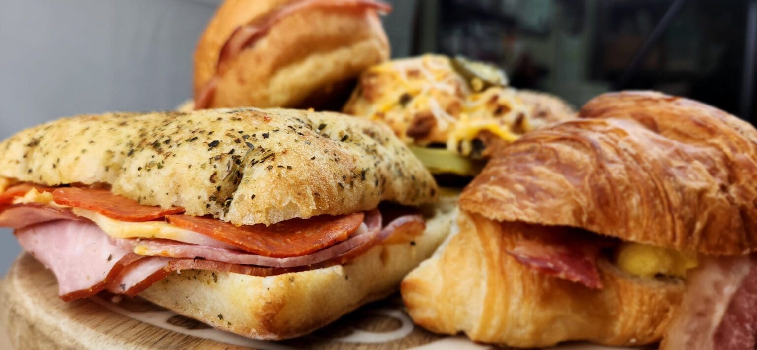 Corina's menu includes every treat from breakfast to sweets.